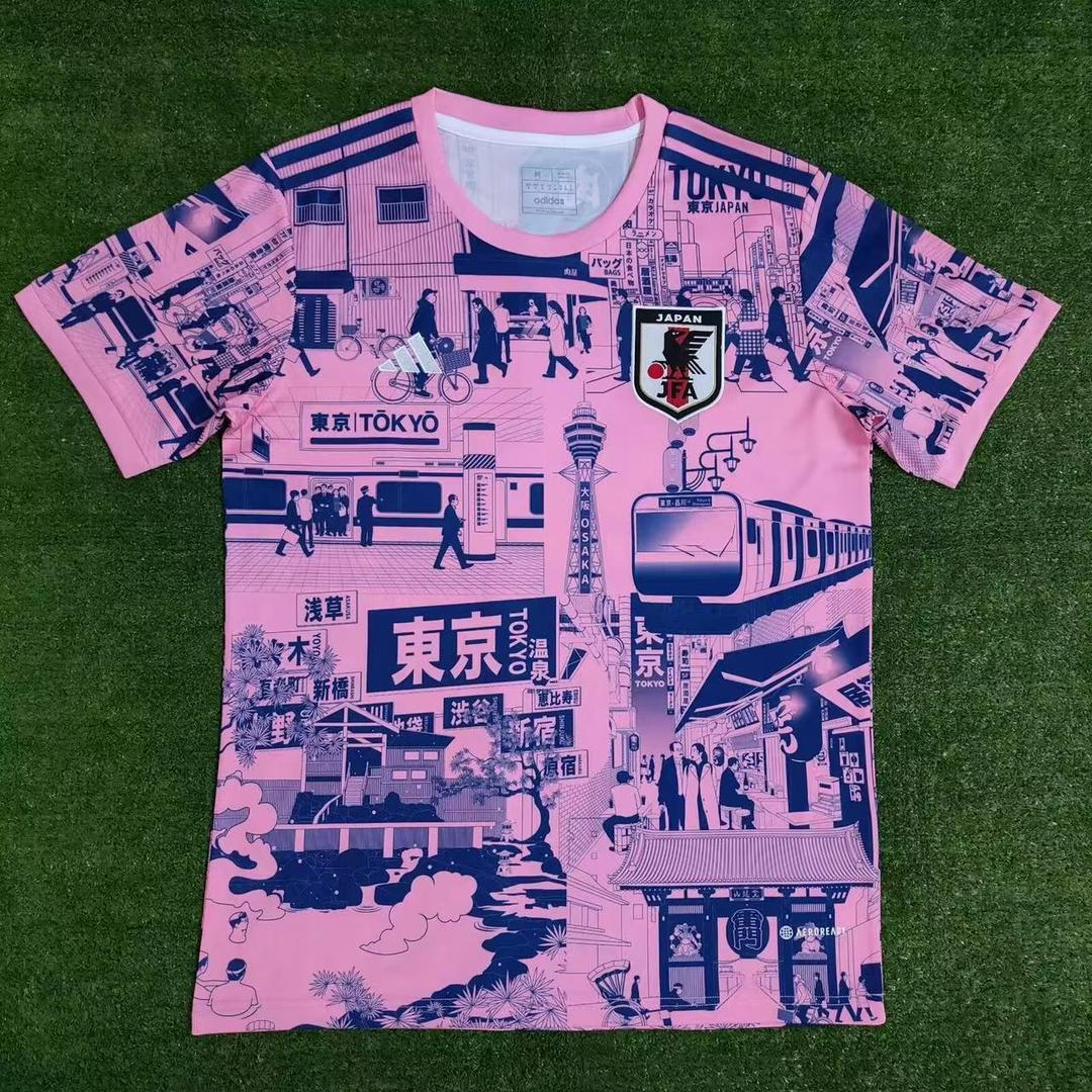 Japon Tokyo Rose Fans – MDF MAILLOT DE FOOT